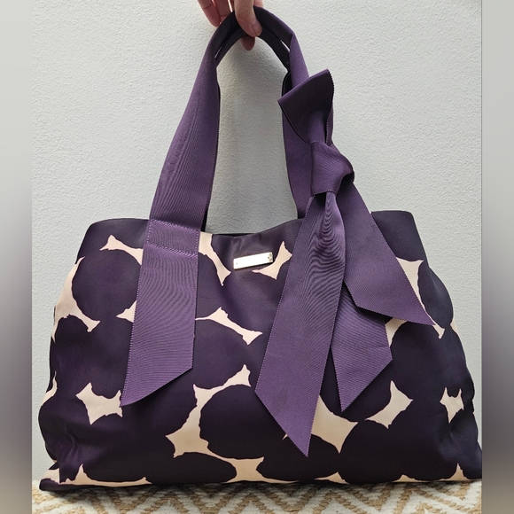 kate spade | Bags | Vintage Kate Spade Seraphine Purple Lakecream ...